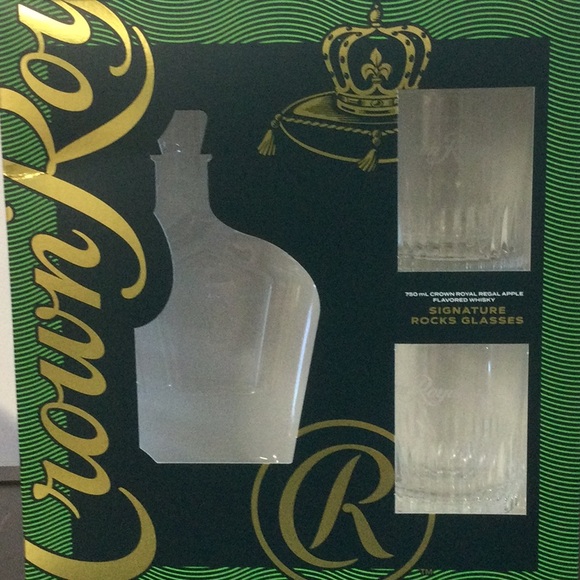 crown royal | Dining | New Crown Royal Apple Gift Set Box | Poshmark
